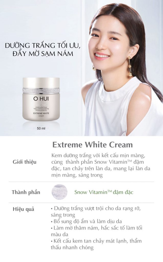 Kem Dưỡng Trắng Da OHUI Extreme White Cream Chính Hãng - OHUI